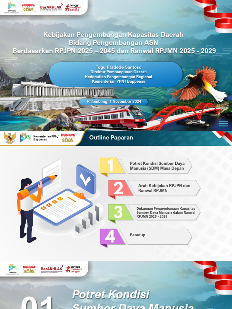 Bahan Paparan Dir PD - Bappenas - Pengembangan Kapasitas SDM Dalam ...
