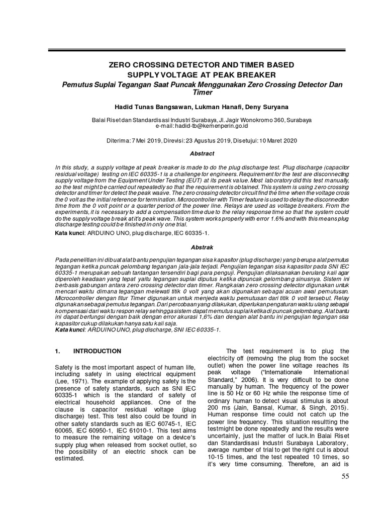Zero Crossing Detector And Timer Based S Pdf Operational Amplifier 5369