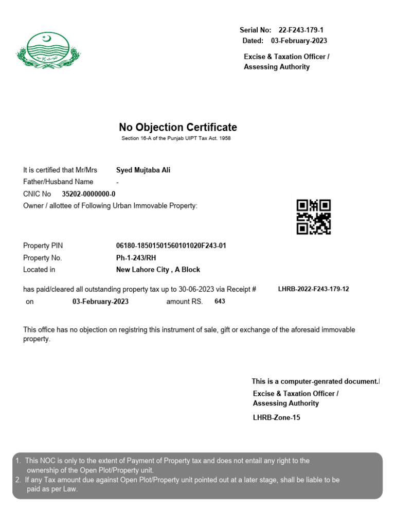 Issue_NOC (1) (1) | PDF