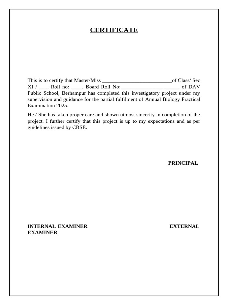 Certificate Xii | PDF