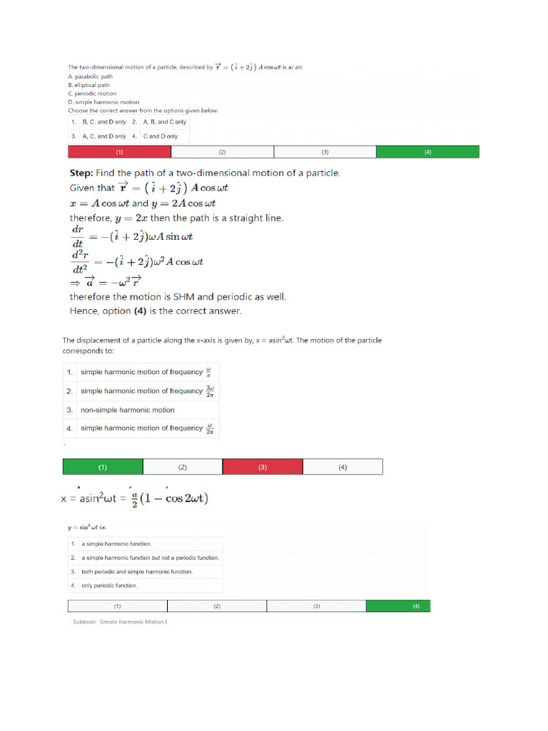 Wave Speed and Phase Shift Formula | PDF