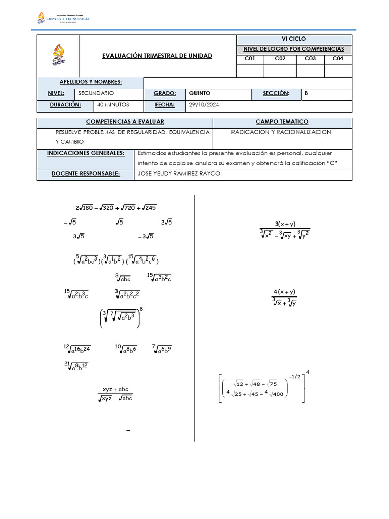 Unidad 5 - 5B.ALG | PDF