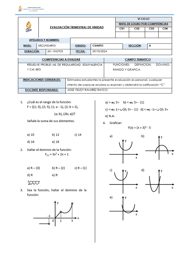 Unidad 5 - 4A.ALG | PDF