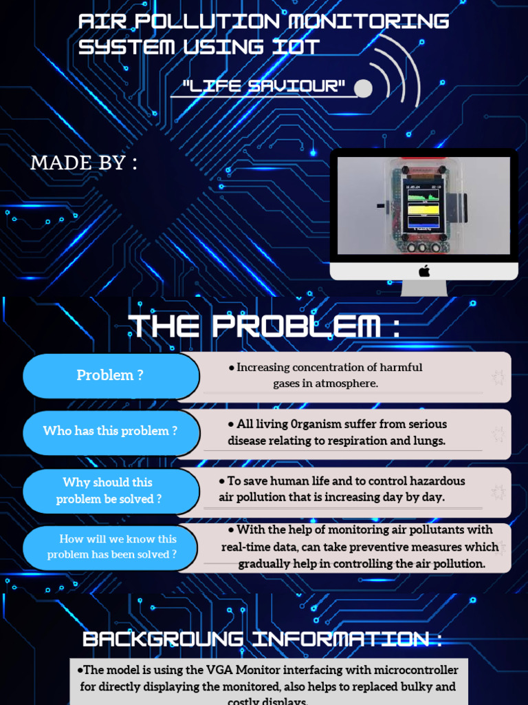 Air Pollution Monitoring Using IOT | PDF | Air Pollution | Pollution