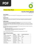 Castrol CRB Multi 15W-40 Oil Data Sheet | PDF | Motor Oil