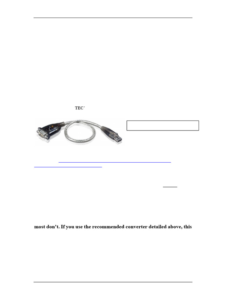 PC Serial Comm Port Setup App Note 0001.0 DFU0000232 Rev1 | PDF ...