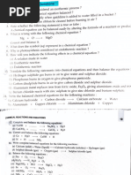 Class 10 Science Chapter 1 Key Questions | PDF