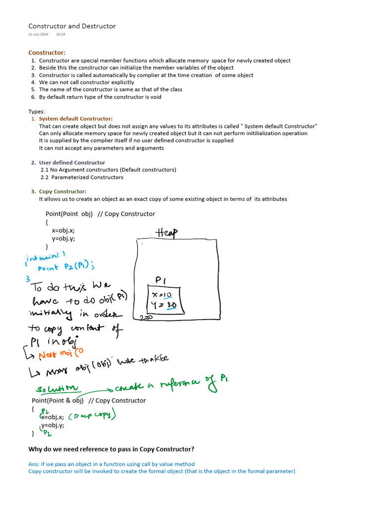 Copy Constructor | PDF | Constructor (Object Oriented Programming ... Copy Constructor | PDF | Constructor (Object Oriented Programming ...