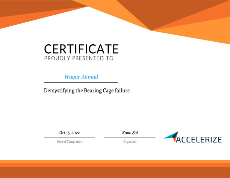 Demystifying the Bearing Cage Failure | PDF