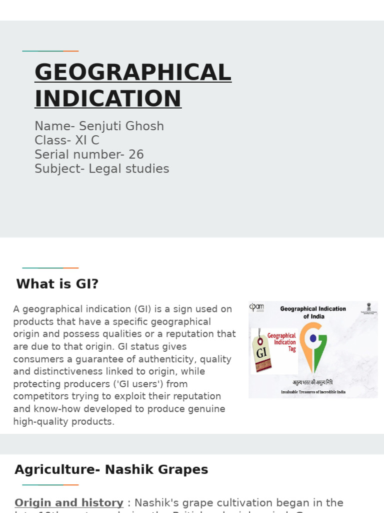 Geographical Indication | PDF | Grape