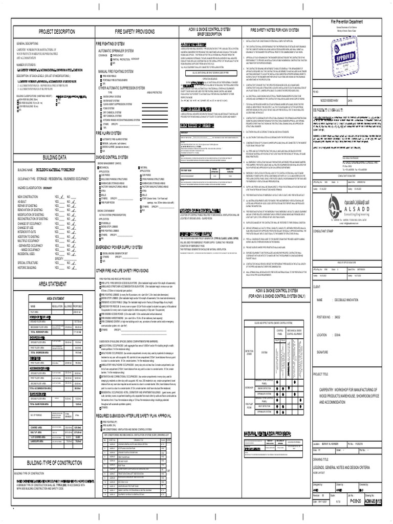 20) Acmv-00 (09-11-21) Legends, General Notes and Design Criteria | PDF ...
