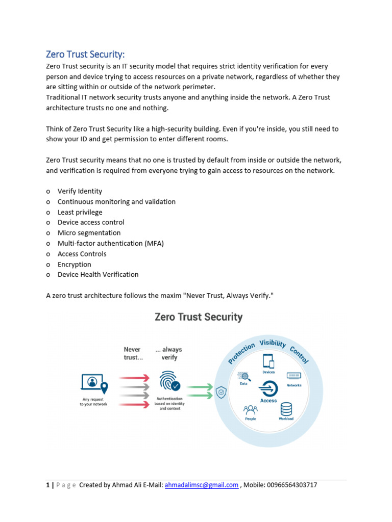 02-Zero Trust Security | PDF