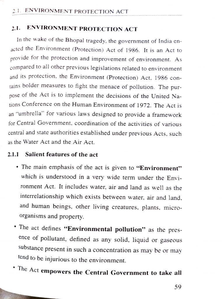 Environmental Protection Acts | PDF | Forests | Wildlife