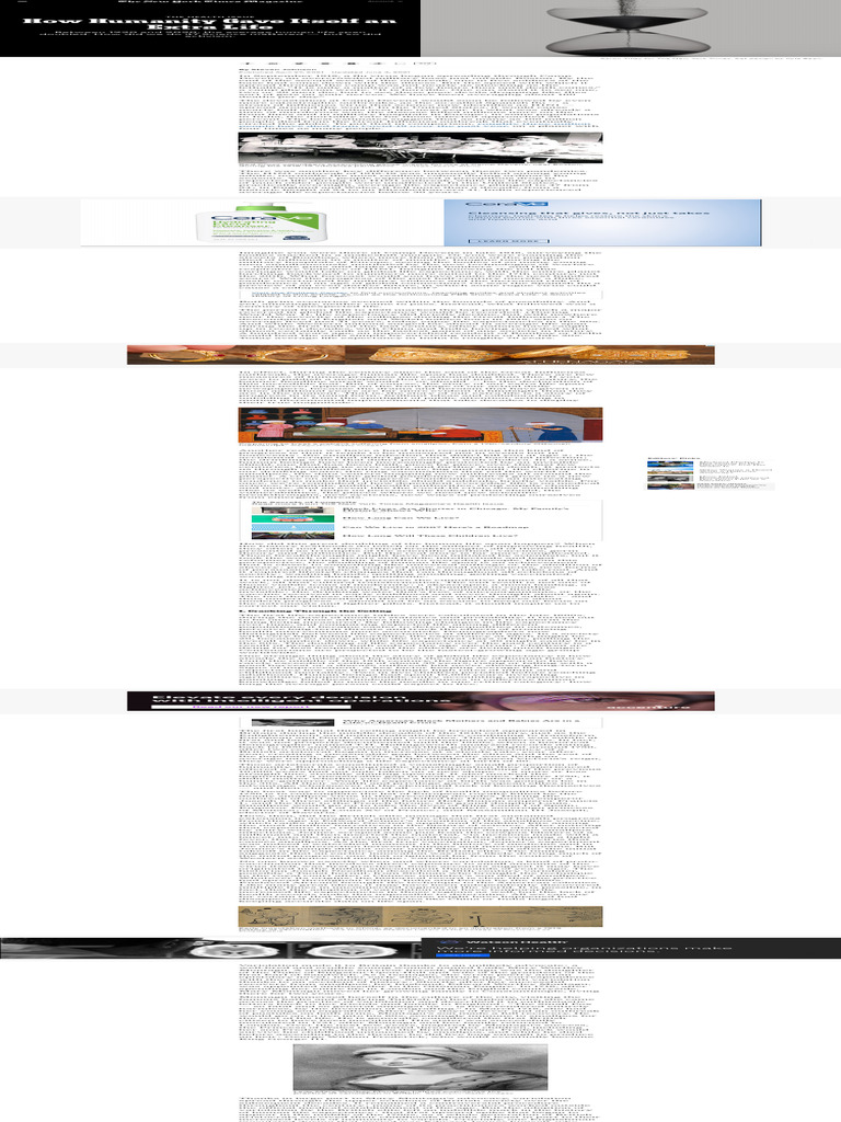 How The Human Life Span Doubled in 100 Years - The New York Times | PDF ...