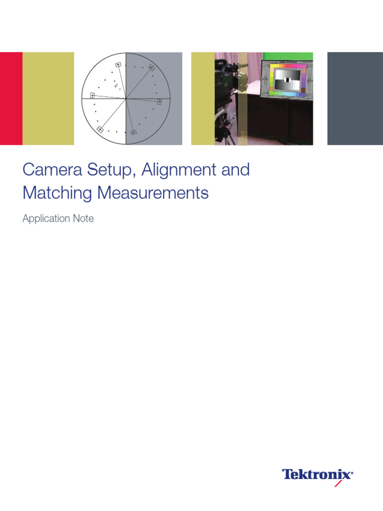Camera Setup Matching and Alignment Application Note 25W271590 | PDF ...