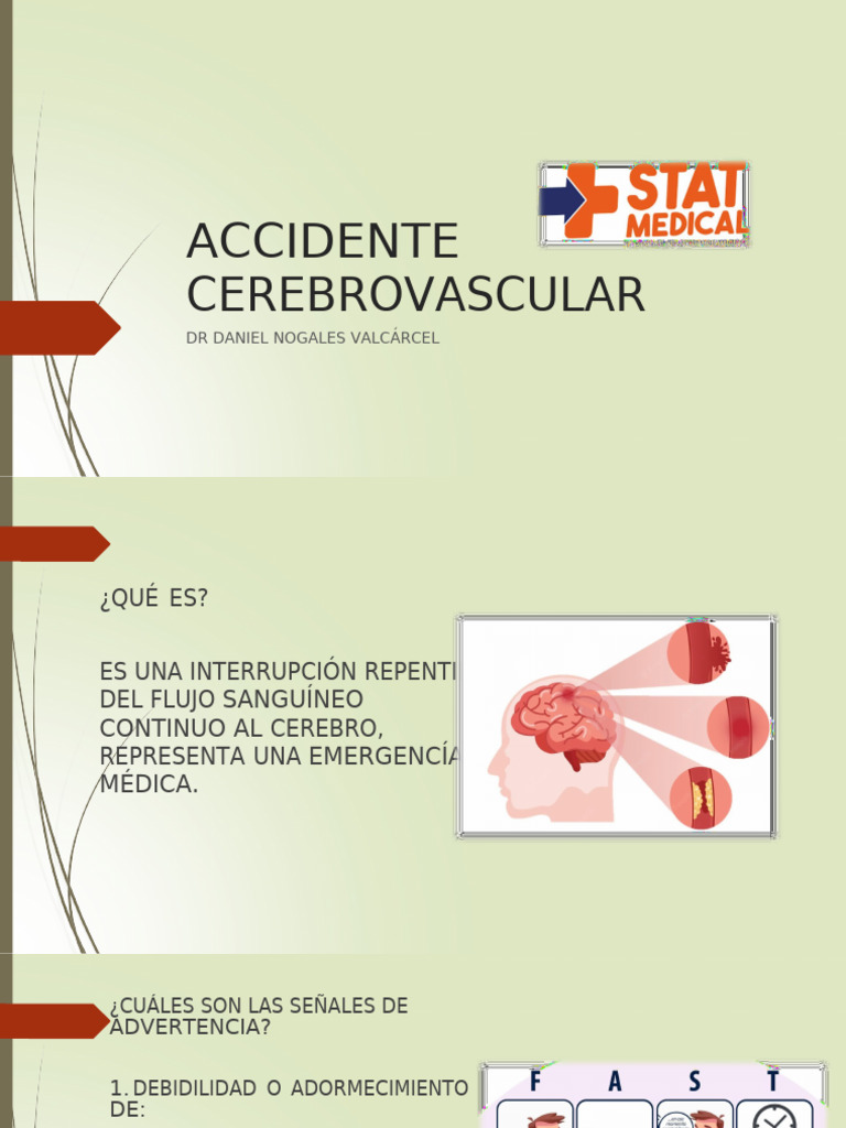 Prevención Y Señales De Acv Pdf