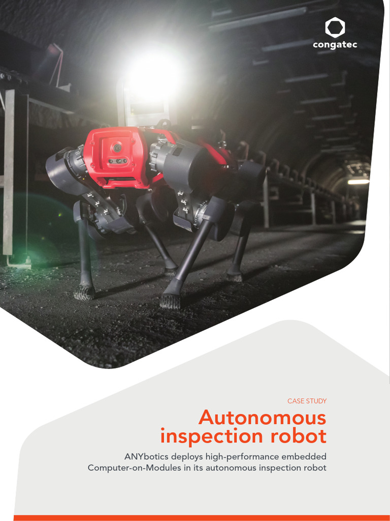 Case Study Anybotics Autonomous Inspection Robot | PDF | Robot | Robotics