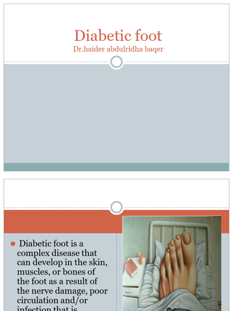 PBL diabetic foot | PDF | Diabetes | Pain