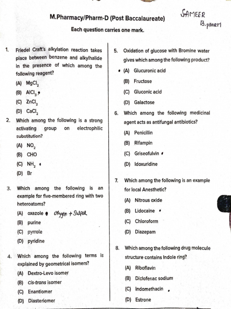 Pgcet 2020 Question Paper | PDF | Ayurveda | Chromatography