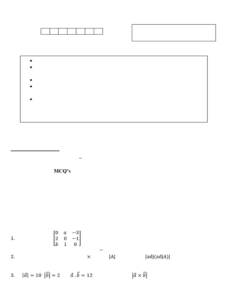 Xii - Mathematics - Set - 1 - QP | PDF | Sphere | Euclidean Vector