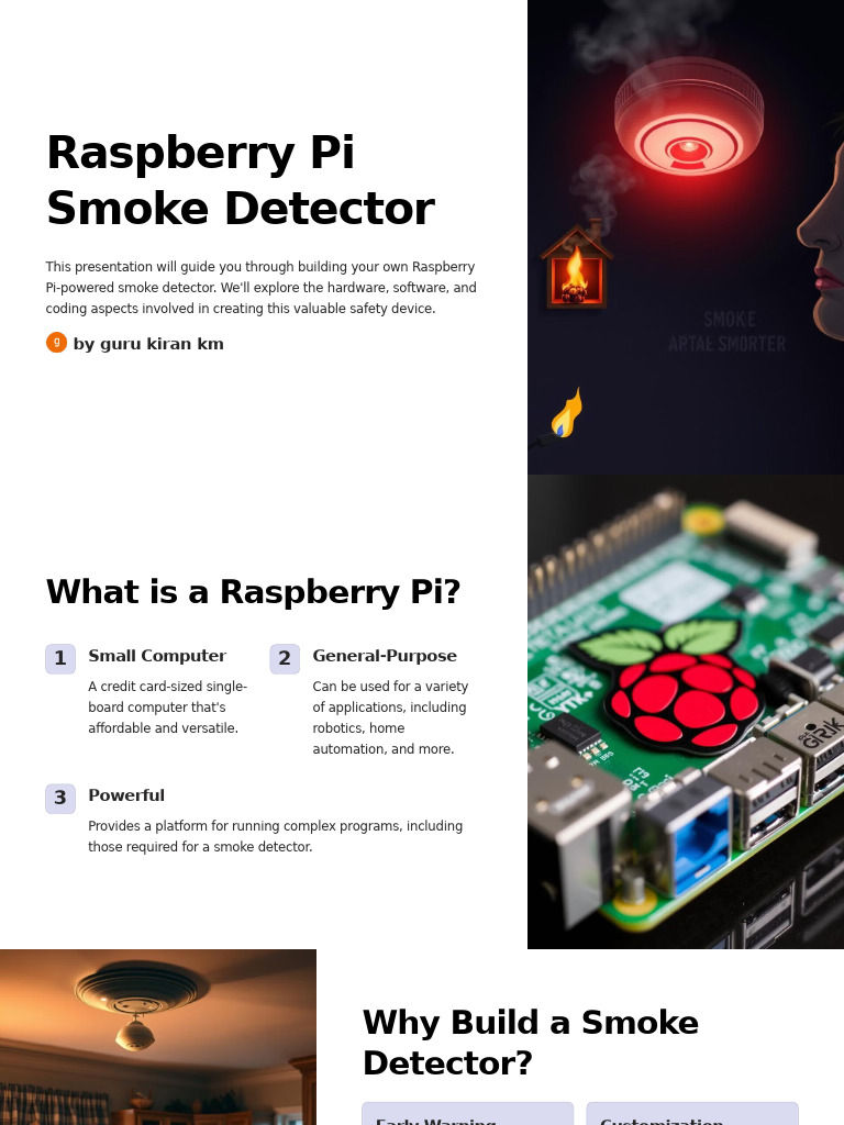 Raspberry Pi Smoke Detector | PDF | Raspberry Pi | Sensor