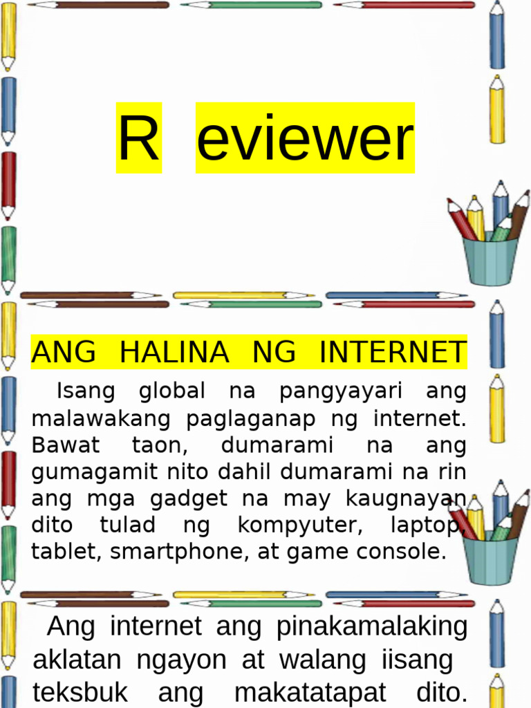 Reviewer 2nd Quarter | PDF