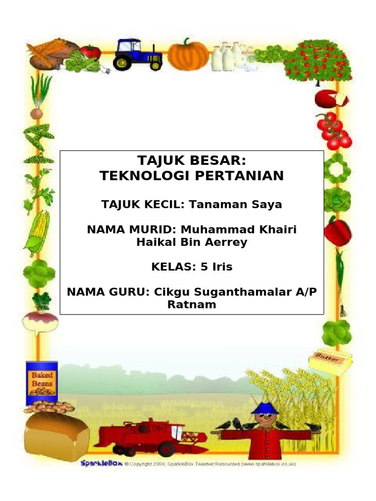 Projek RBT - Pertanian | PDF