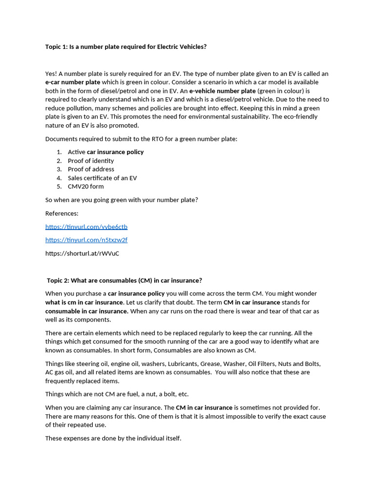 Test Write-up | PDF | Insurance | Vehicle Insurance