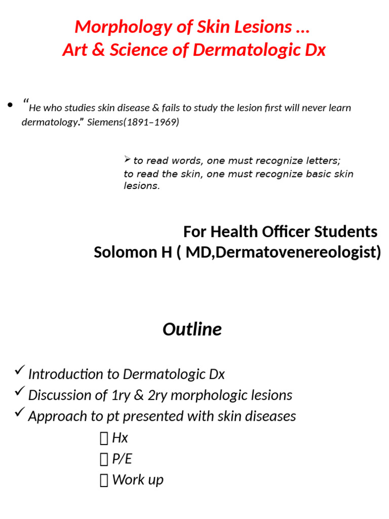1.morphology of Skin | PDF | Scar | Skin