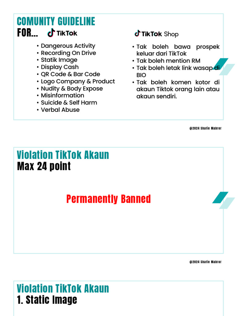 Pantang Larang Video Tik Tok | PDF