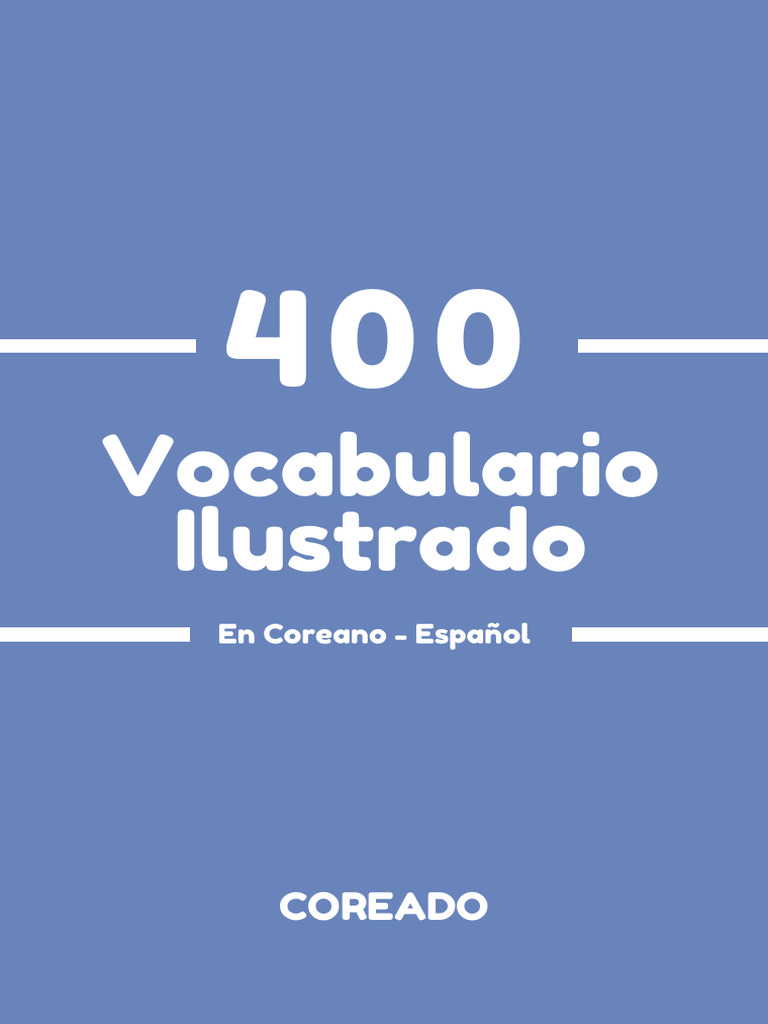 400 Vocabulario Ilustrado | PDF