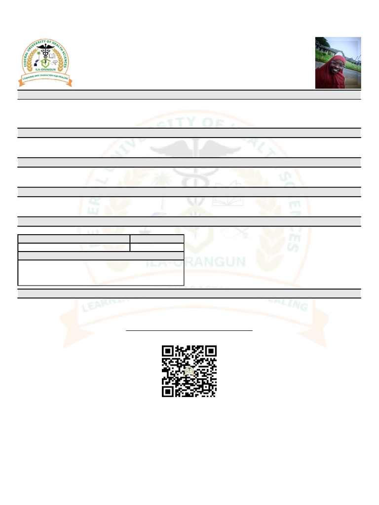 FUHSI 24 12500 Acknowledgement Slip | PDF | Qualifications | Educational Stages