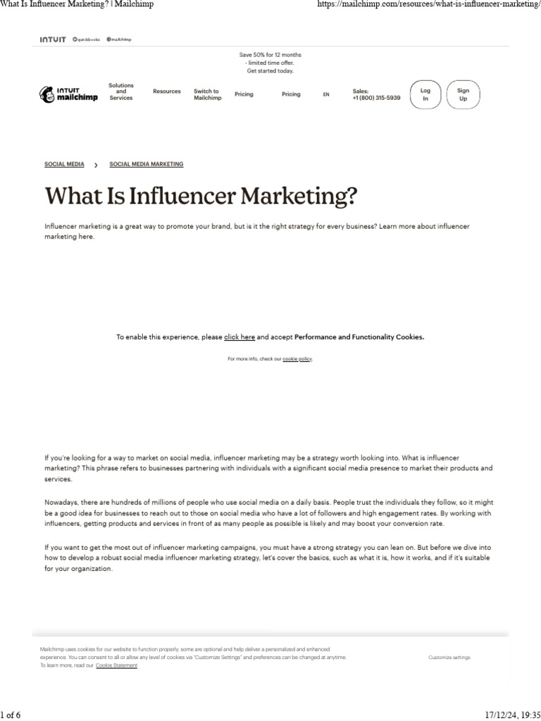 Understanding Influencer Marketing Basics | PDF | Marketing | Popular ...