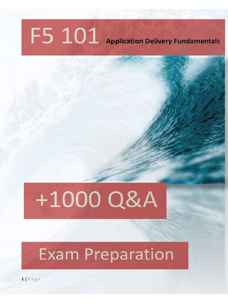 F5 101 Exam Preparation +1000 Q&A Cook Book | PDF