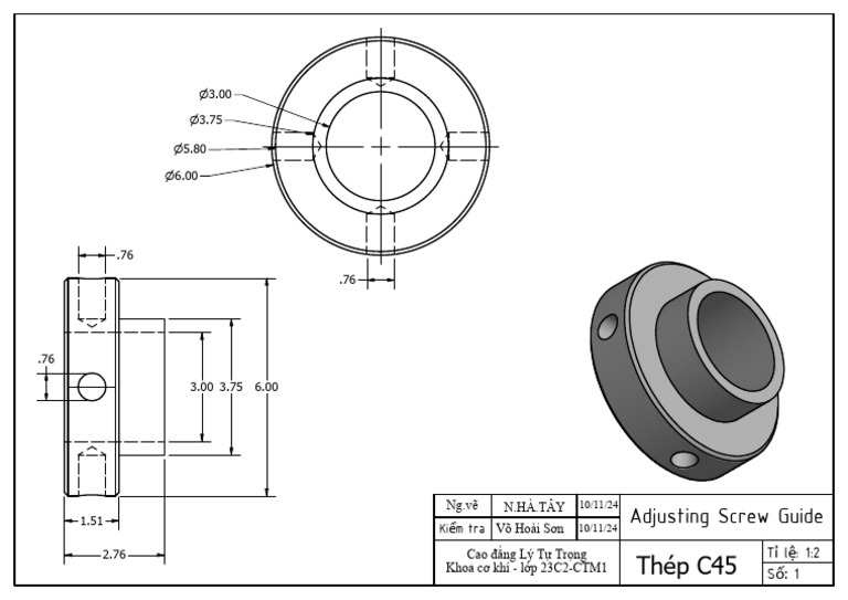 Adjusting Screw Guide for Precision Tools | PDF