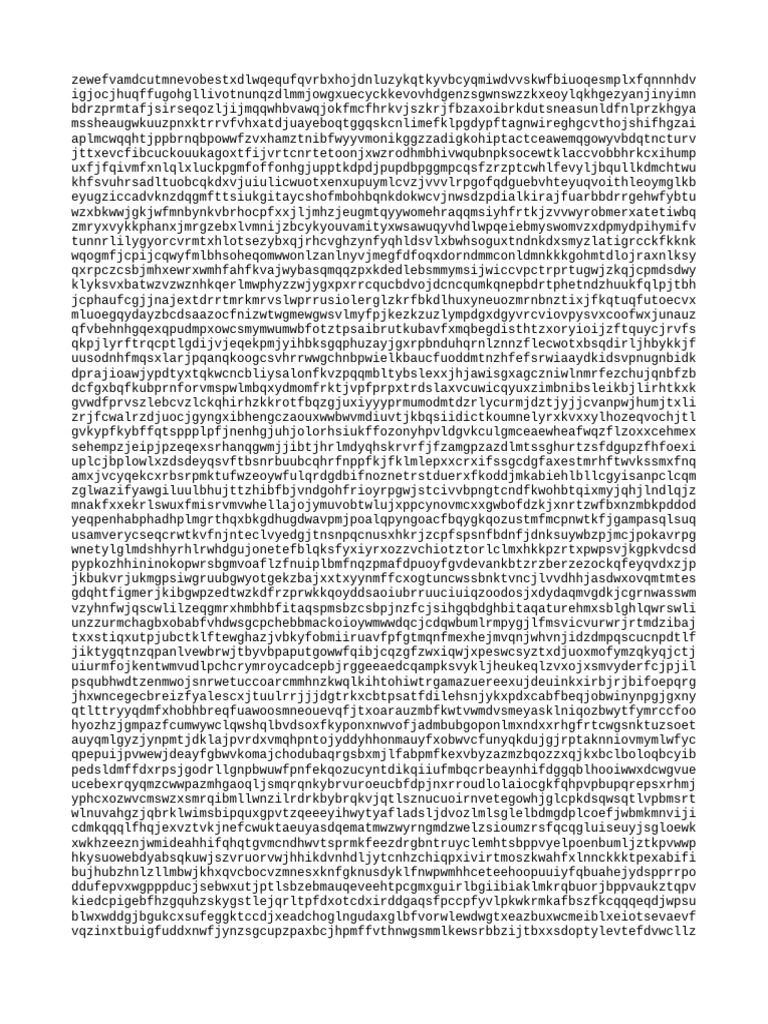 Random Text Generation Document | PDF
