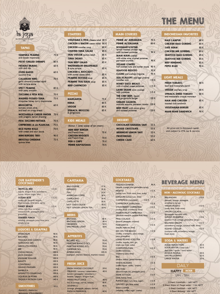 La-Joya-Restaurant-Menu | PDF | Hamburgers | Foods