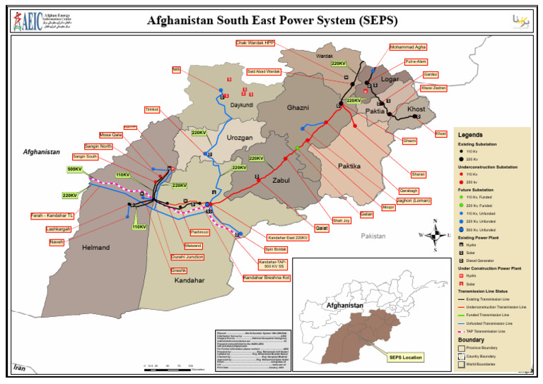 SEPS Map | PDF | Power (Physics) | Electric Power