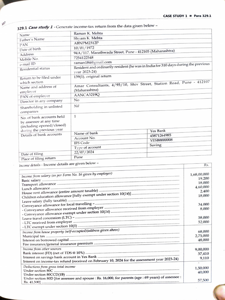 ITR Questions Updated | PDF | Taxes | Income Tax