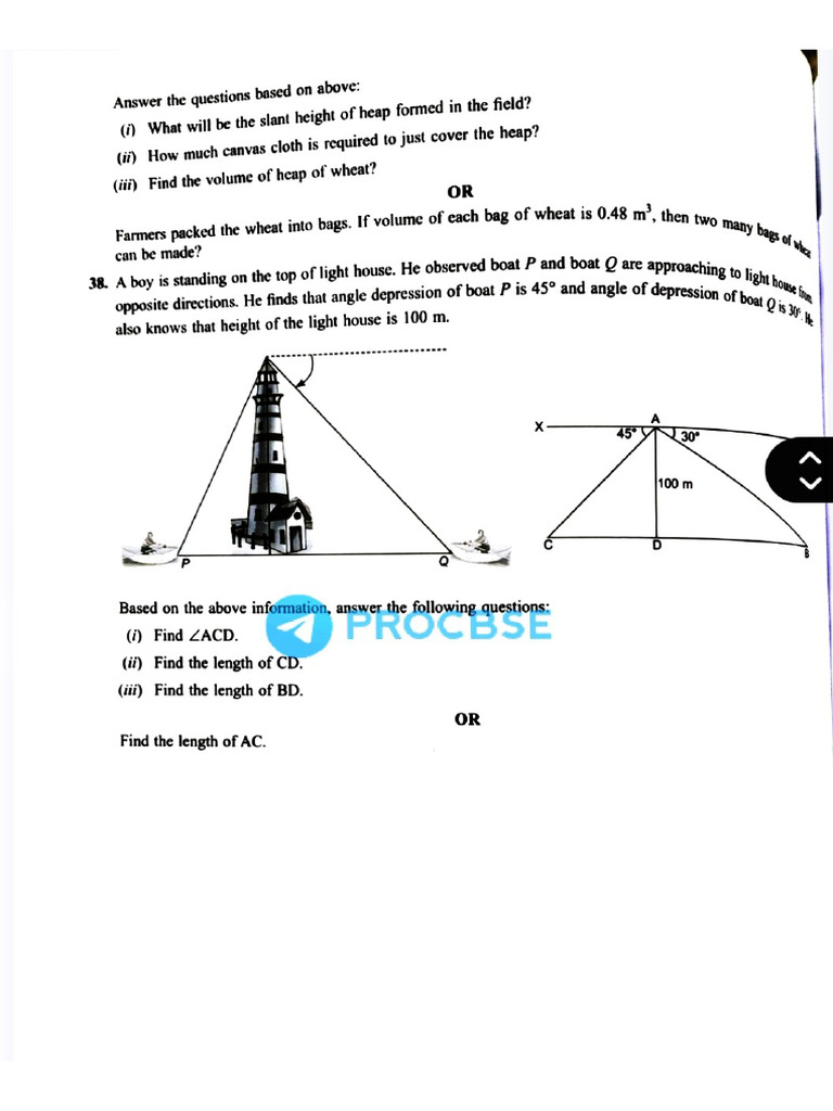 Sample Paper 7 | PDF