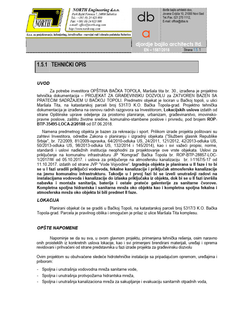 Vodovod I Kanalizacija | PDF