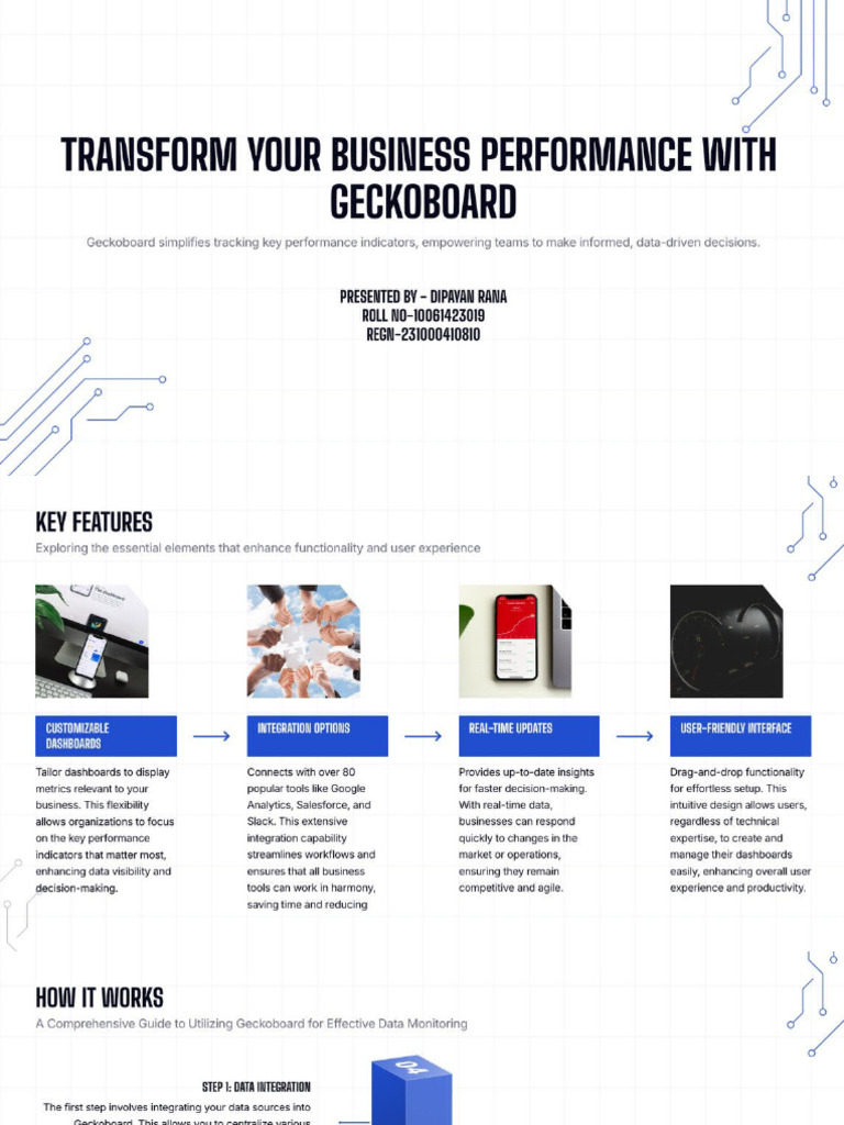 Introduction To Geckoboard - A Powerful KPI Tool | PDF