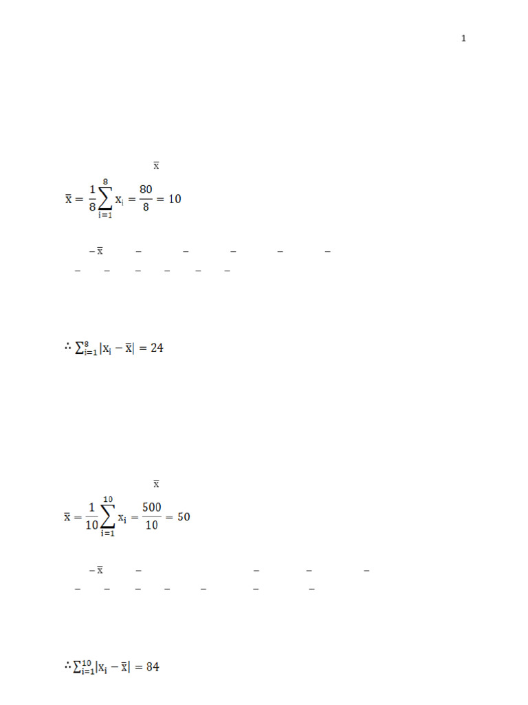 Class 11 Maths Chapter 15 | PDF | Standard Deviation | Mean