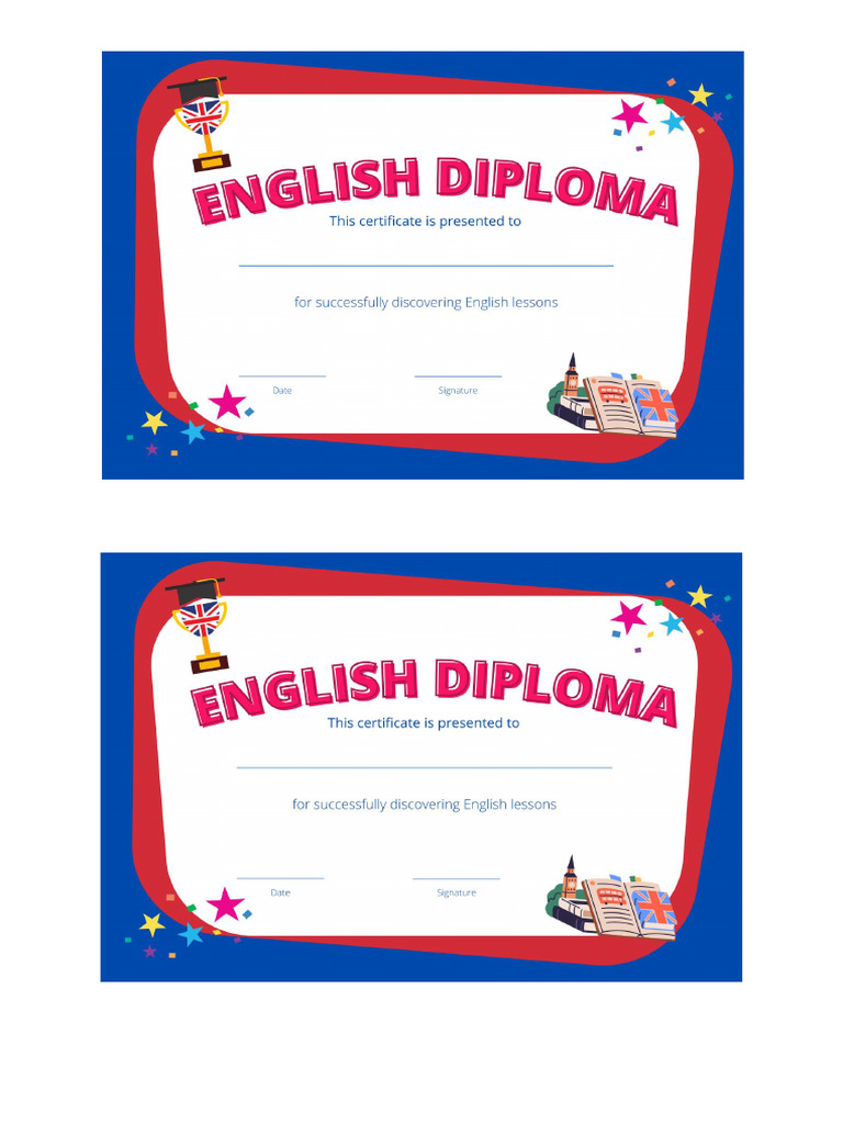 English Diploma | PDF