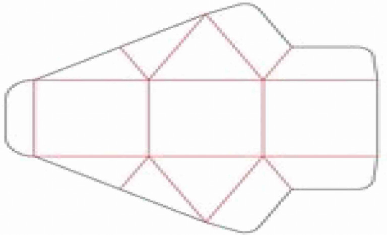 Foldable Sandwich Box Template | PDF