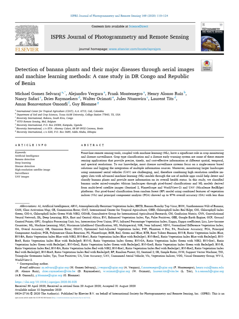 Monitoring plant health andd detection of plant disease using iot | PDF | Principal Component ...
