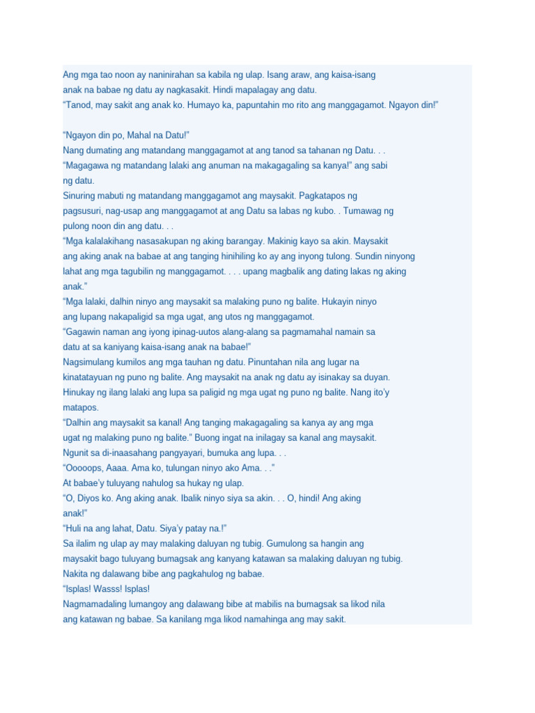 Pinagmulan NG Bohol | PDF