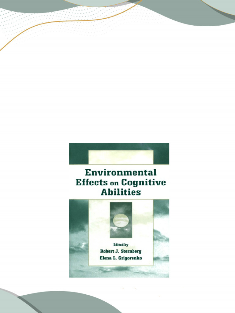 (FREE PDF Sample) Environmental Effects On Cognitive Abilities 1st ...