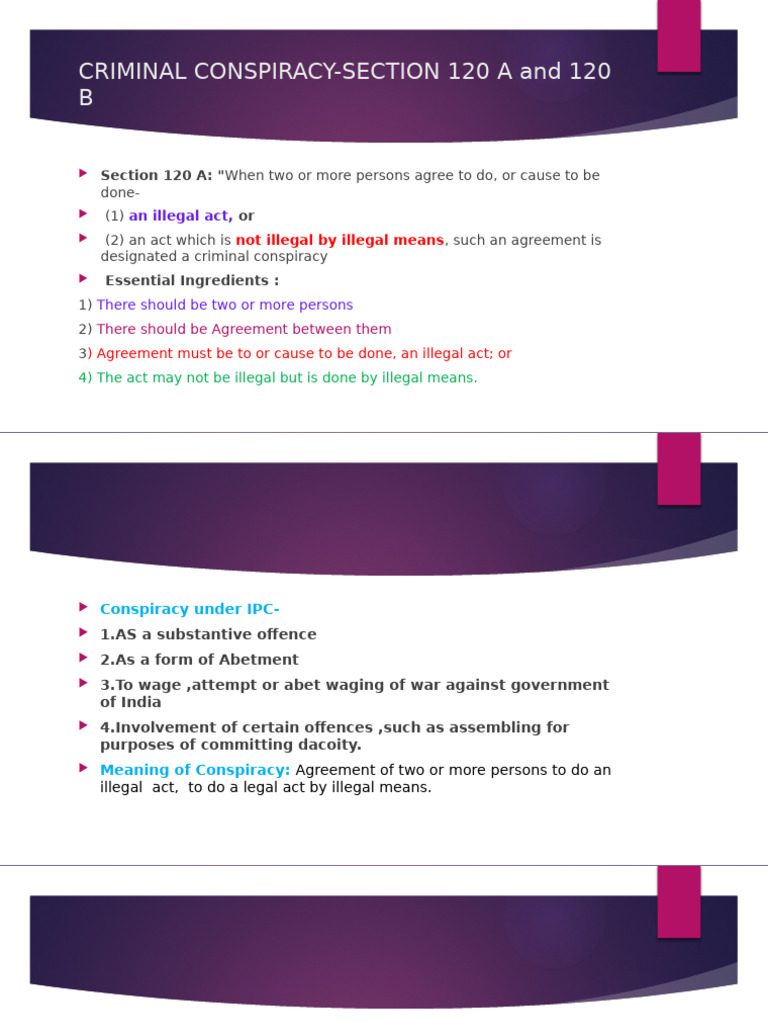 Criminal Conspiracy and Offences Against State | PDF | Crimes | Crime & Violence