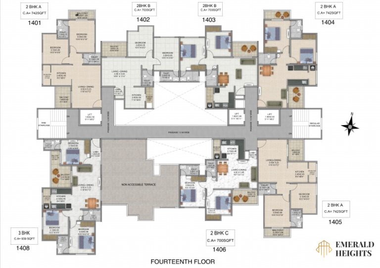 14 TH Floor Plan Presentation | PDF